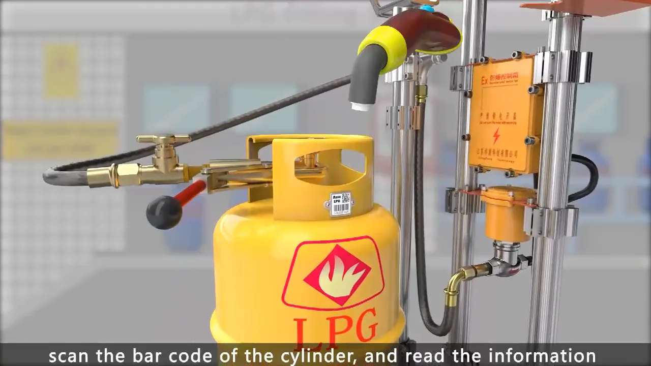 Atex ระเบิดถังแก๊ส Lpg เครื่องบรรจุที่ใช้สำหรับโรงงานบรรจุก๊าซ ...