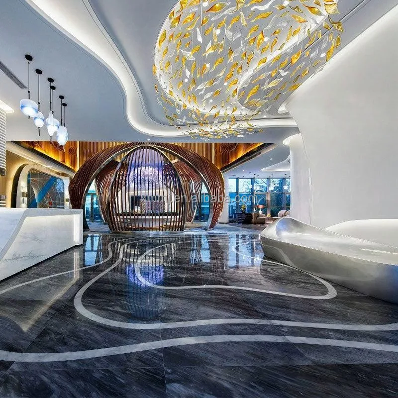 Contemporary Custom Large Hotel Ceiling Decoration Project Supply Chain ...