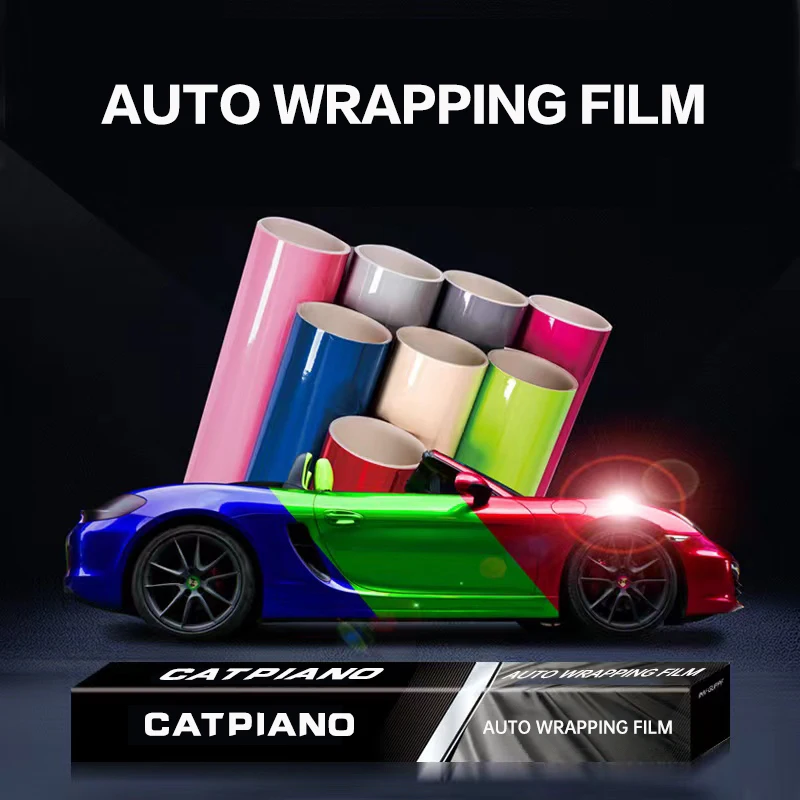 Hot Sales Top Quality Matte Black Car Wrapping Film Black Auto Vinyl ...