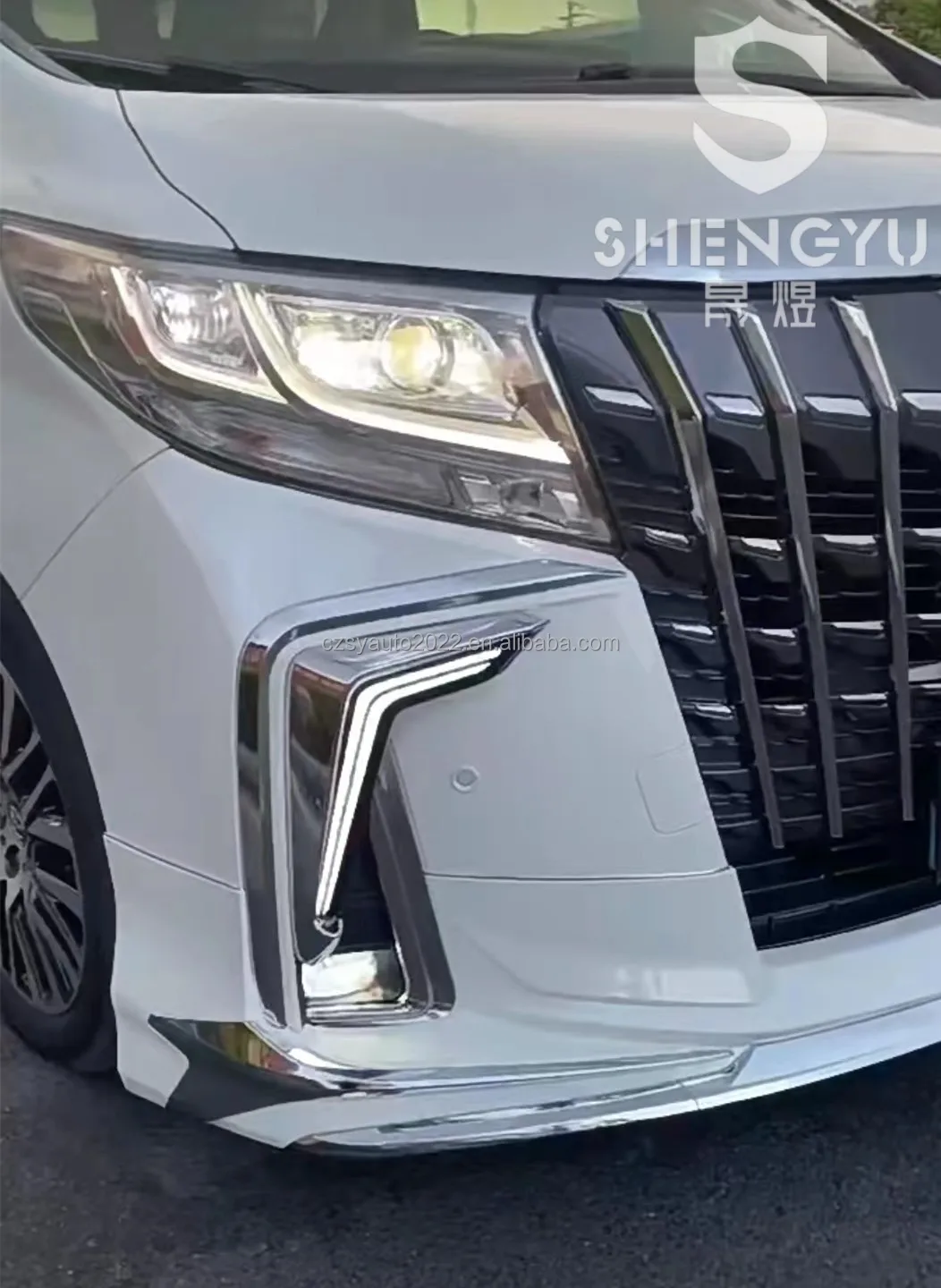 Body Kit Include Car Bumper Without Lamps for TOYOTA Alphard 2015-2018 ...