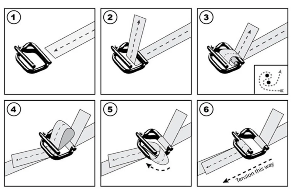 High Tension Polyester Fiber Fabric Packing Belts for Industry