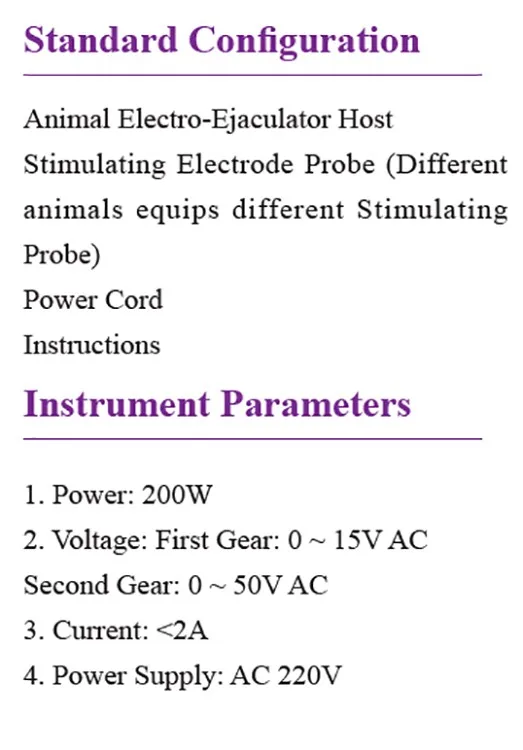 Animal Electro Ejaculator For Cattle,Sheep,Mouse,Dog,Etc. - Buy ...