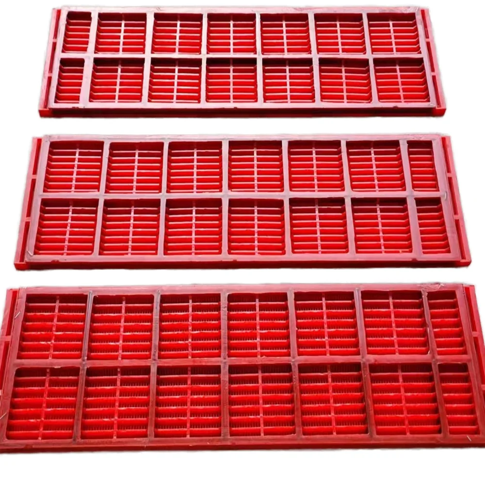 Polyurethane Continuous Slit Screen Plate Perforated Cutting Dimensions ...