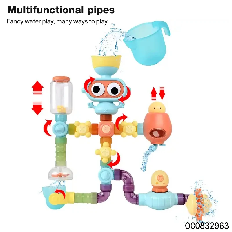 Supply Baby bath toys spray water water pipe toy water play equipment ...