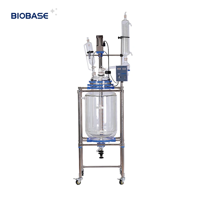 Biobase Jacketed Glass Reactors 100l With Lcd Display High Quality Lab ...