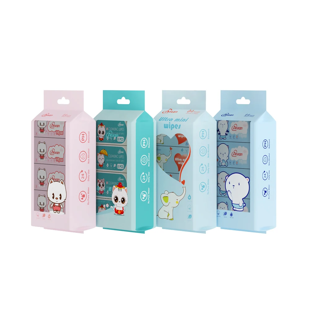 New Product Small Packed 64pcs Mini Package Wipes Non Woven Cleaning ...