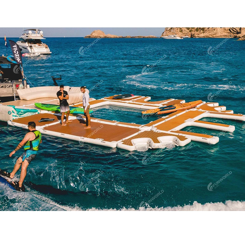 2025 Floating Raft Platform Jet Ski Dock - Durable & Portable