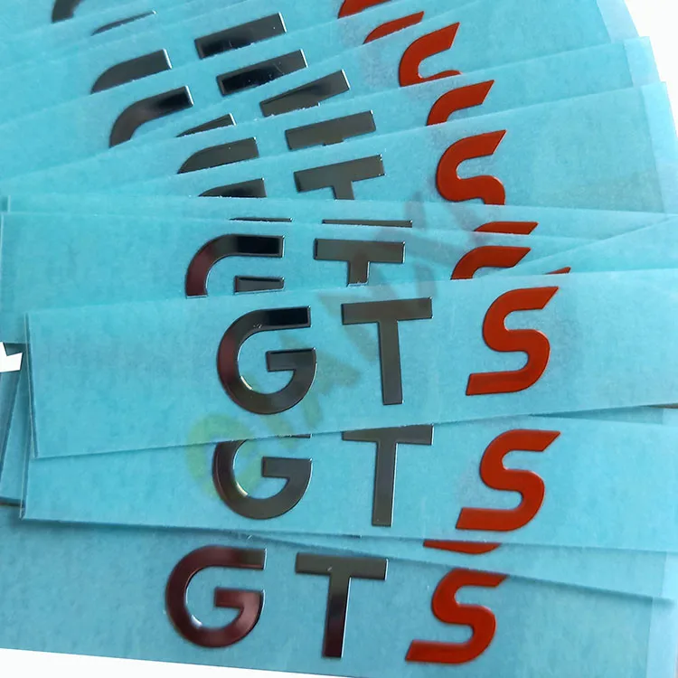 Custom Electroforming Badge - Metallic Silver 3D Decal