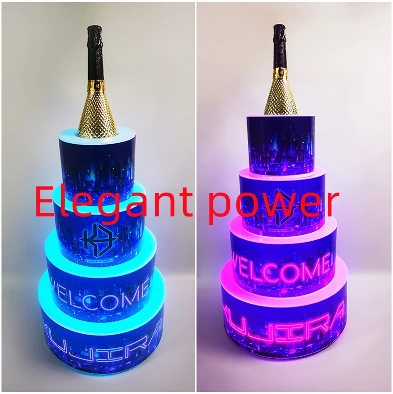 Night Club Bar Lounge Display Racks Vip Bottle Presenter Led Service ...