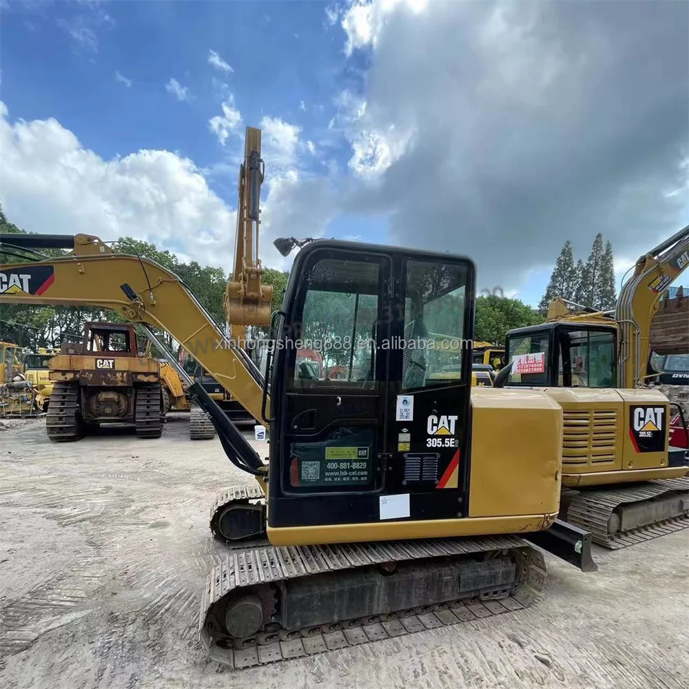 Used Caterpillar Cat Excavator Small Mini Excavator Cat 305.5 305.5e ...