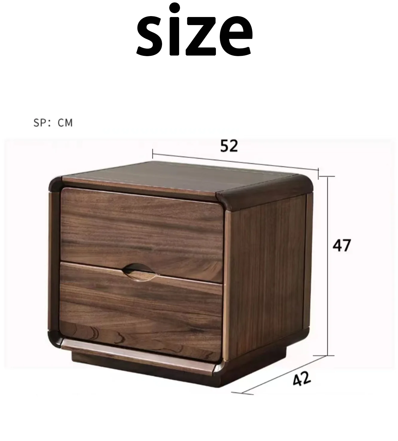Modern Design 2 Level Storage Drawer Eco-friendly Paint Bedroom ...