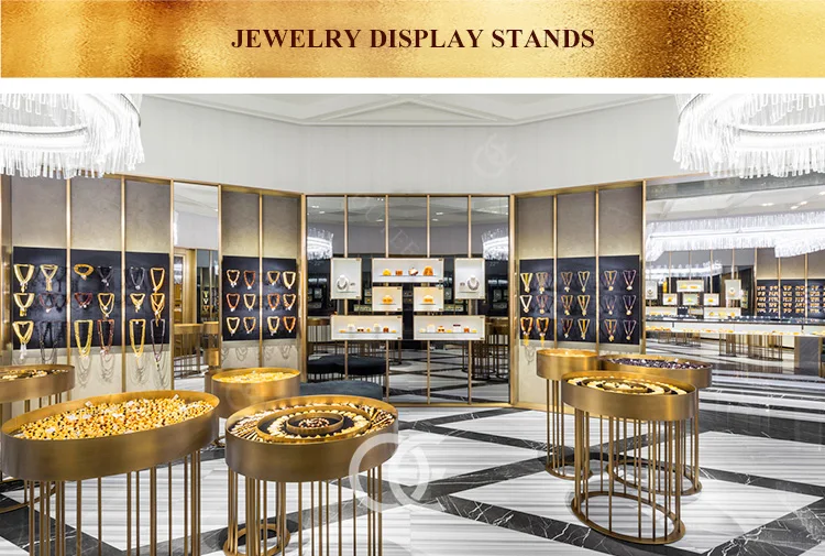 Jewellery Shop Counter Design Images Diamond Display With Led Light ...
