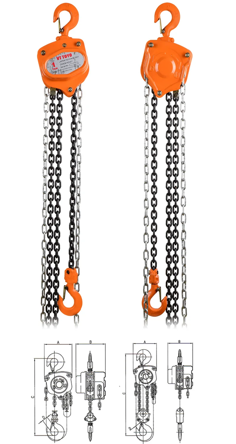 New Design Ton Chain Blocks Tools Lifting 10 2T 2 110v Multi Functional ...