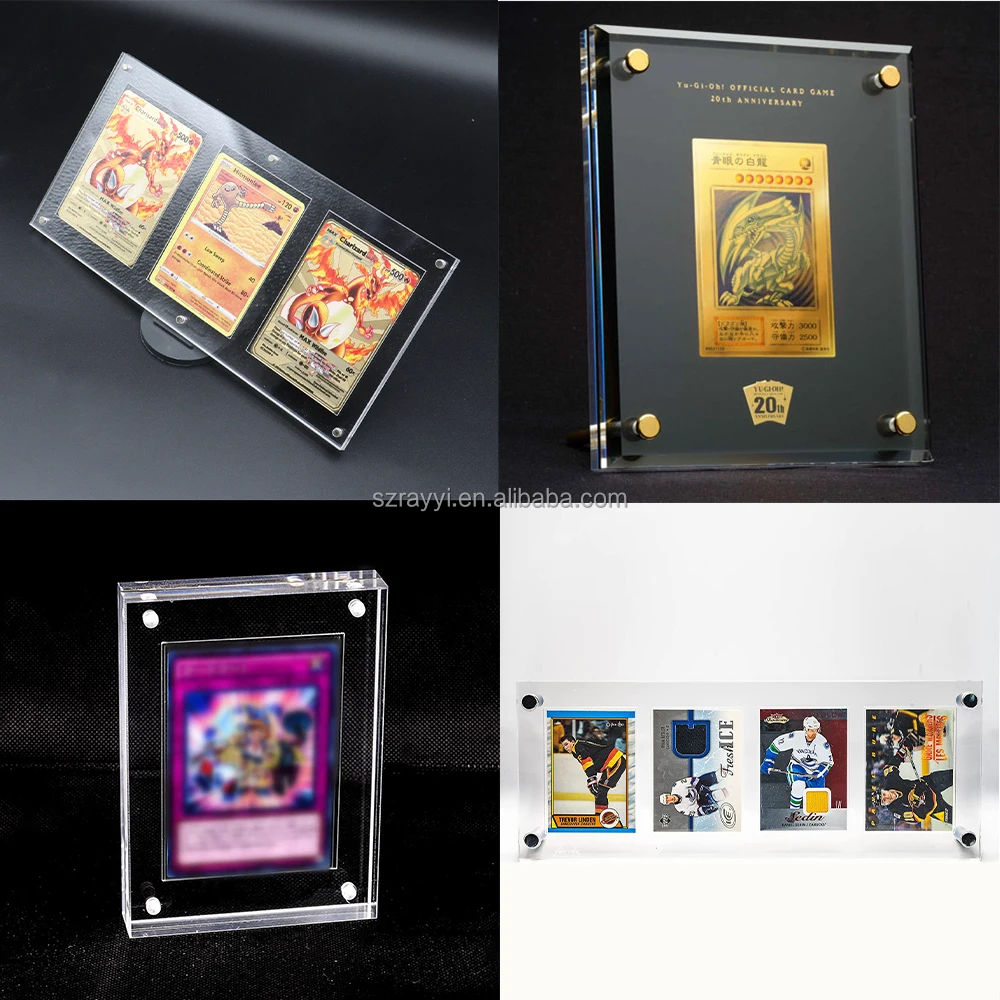 RAY YI Uv-proof Acrylic 1 Slot Card Holder Display Frame for CGC BGS ...