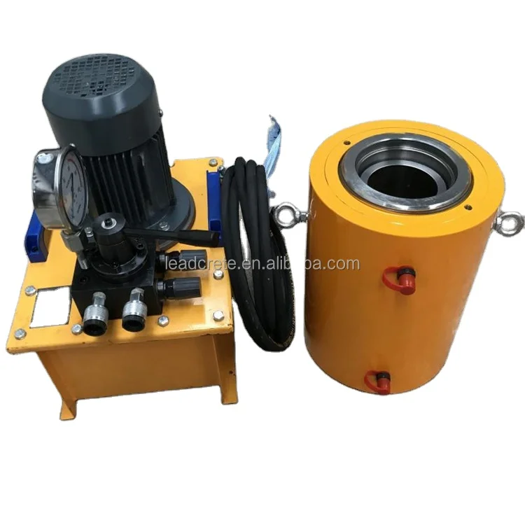 350ton post tensioning prestressed electric double acting hollow hydraulic jack| Alibaba.com