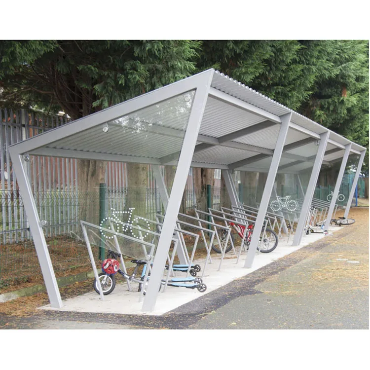 Waterproof Outdoor Bicycle Storage Shed Bike Tent Public School Bike ...