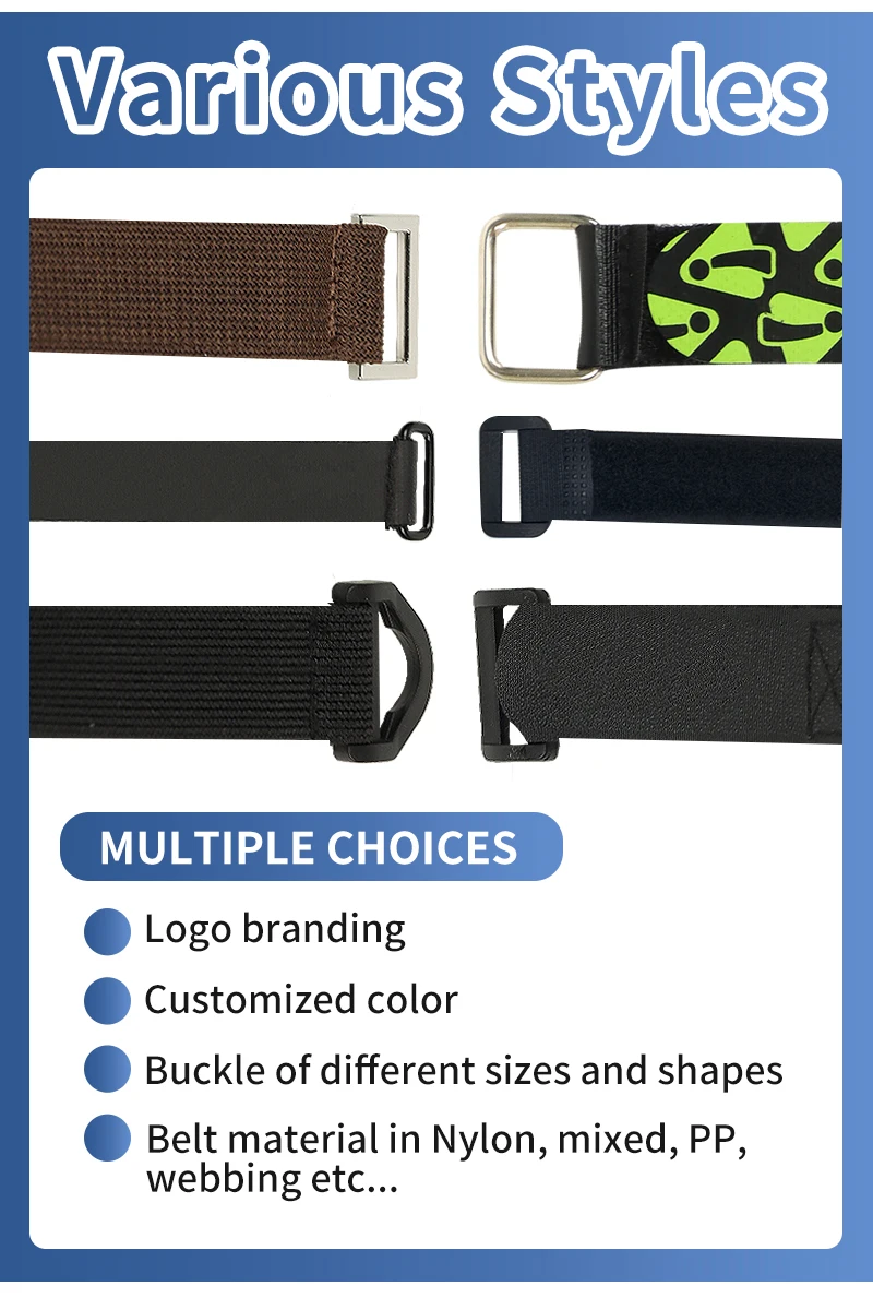 Plastic Buckle Adjustable Stretch Elastic Unnapped Anti Slippery Nylon ...