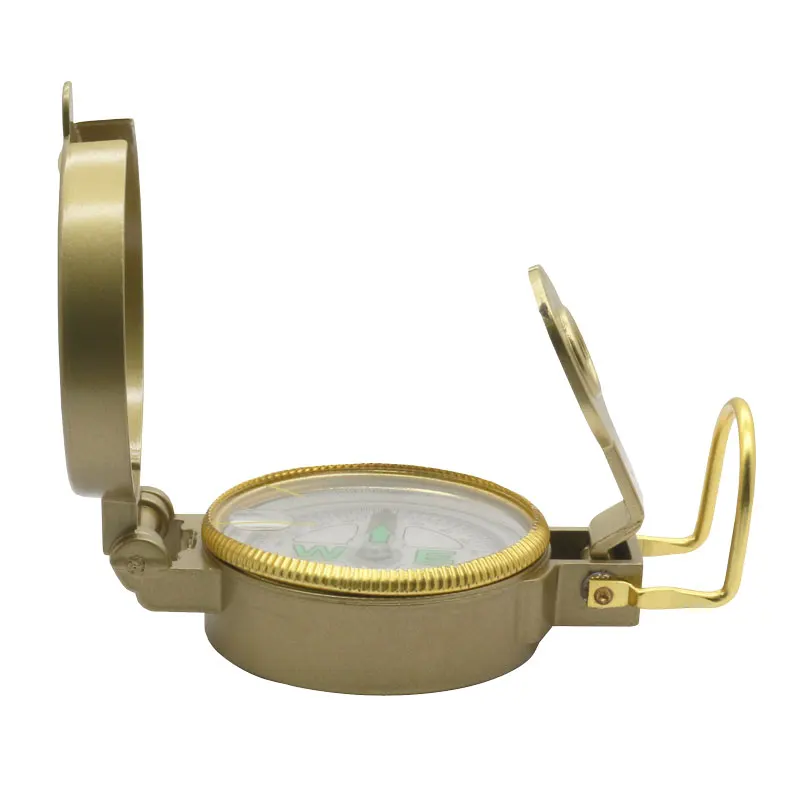 Metal Case Floating Luminous Dial Foldable Engineer Directional Compass ...