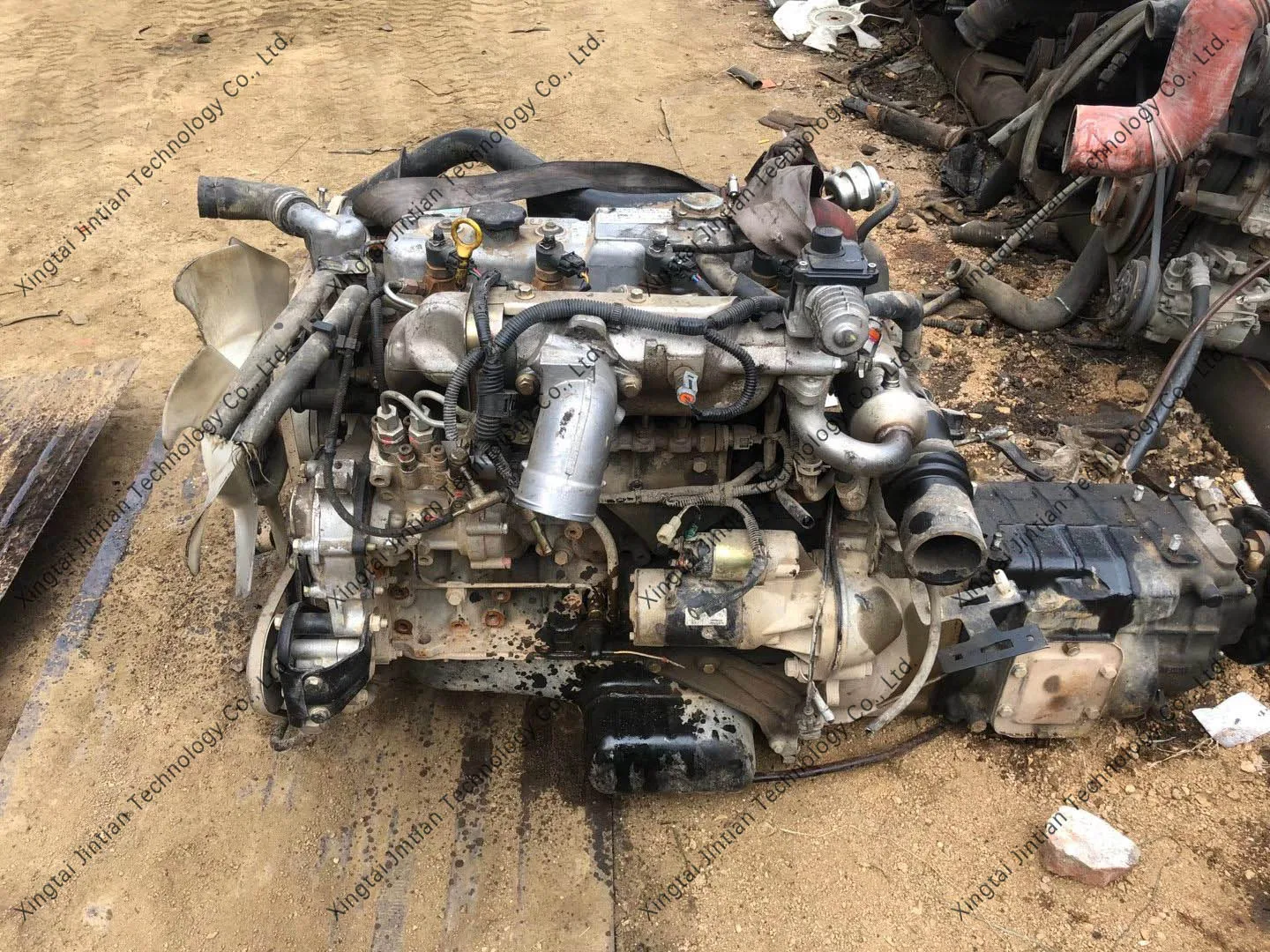 Used Complete Engine 4JB1 - ISUZU Diesel for Truck & Marine