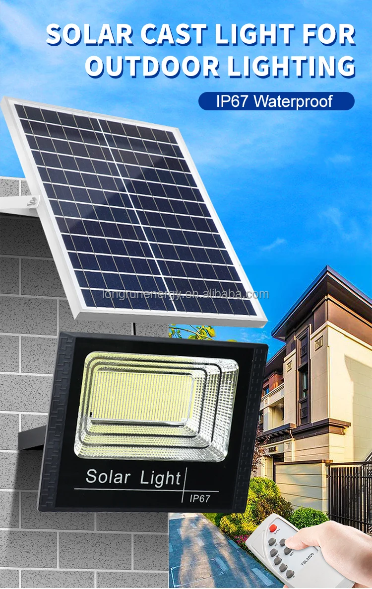 Solar Flood Light 500w Outdoor 100w 200w 300w 500w 700w 1100w Ip67 ...