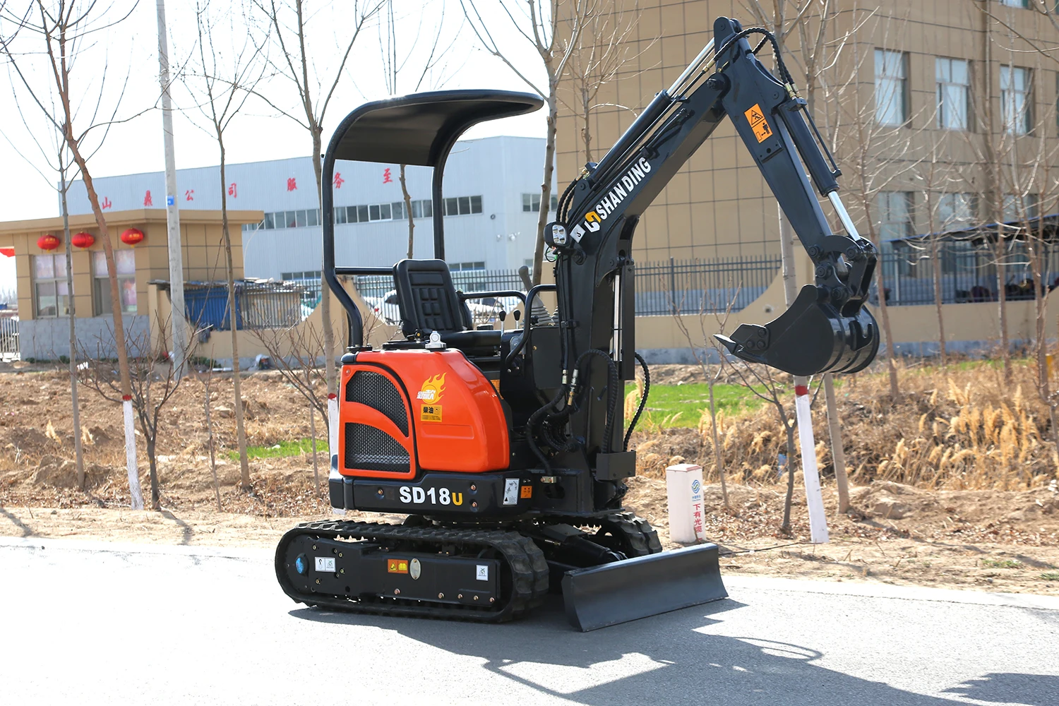 Hot Sale Chinese Mini Excavator Sd18u 1.8 Ton Excavator Mini Digging ...