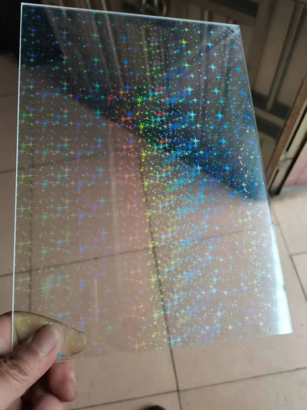 Eyeshine Iridescent Plastic Sheet Textured Gradient Acrylic Sheet 25mm ...