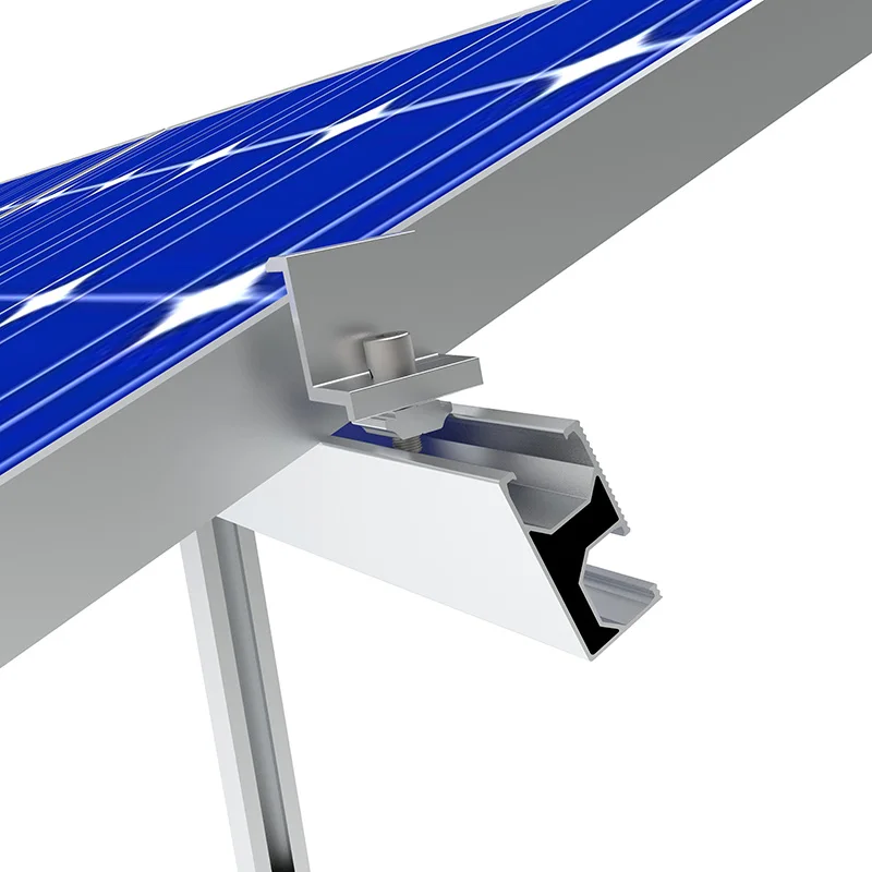 Bristar Solar Mounting Roof Structure Aluminum Solar Clamp End Clip ...
