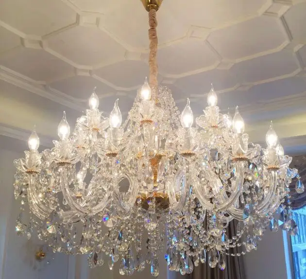 Modern Classic Metal Frame K9 Crystal Clear Chandelier - Buy Wedding ...