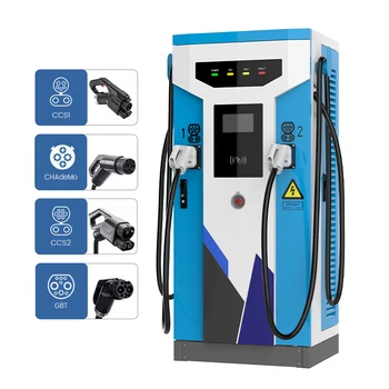 Xydf Double Gun Ce/tuv/ccs1,Ccs2/chademo/gbt Charging Station 60kw 120kw Dc High Power Fast ...