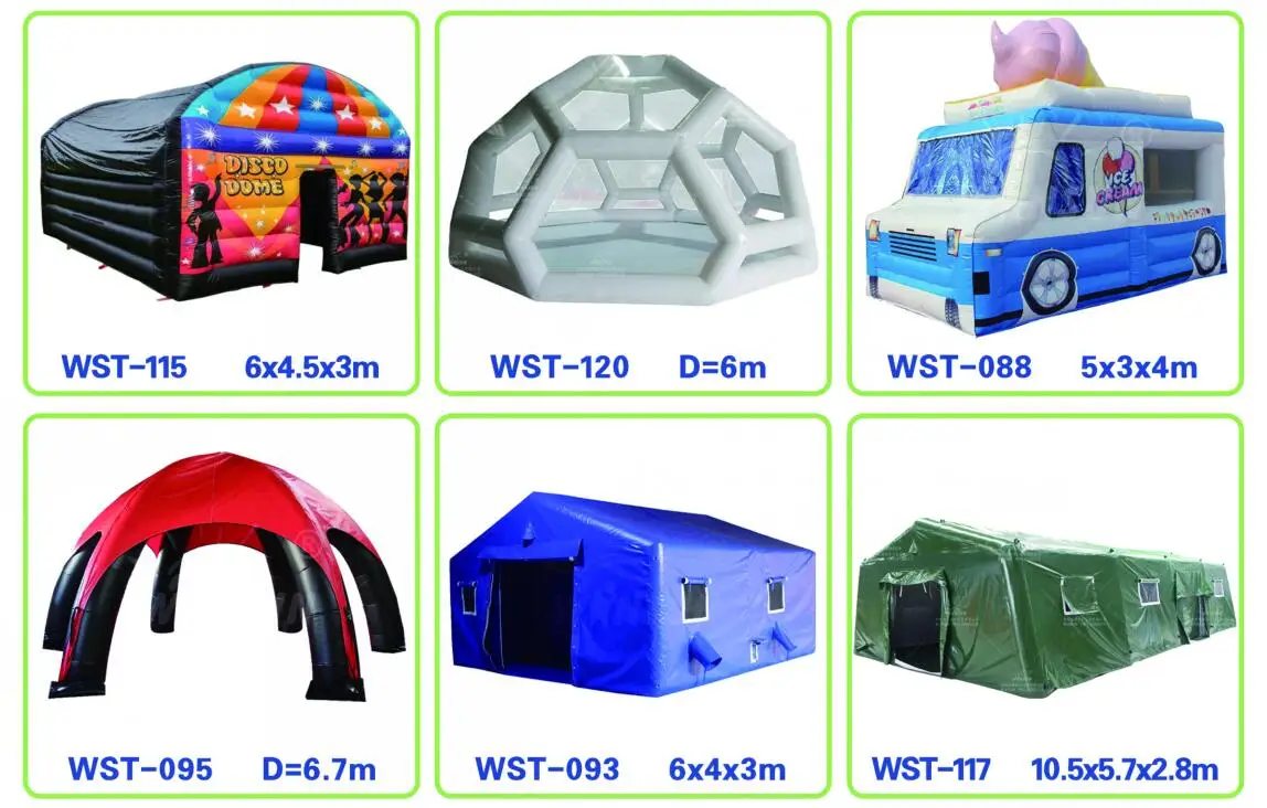 Inflatable Air Pole Tent Yurt Glamping Tent Camping Cotton Canvas Tent ...