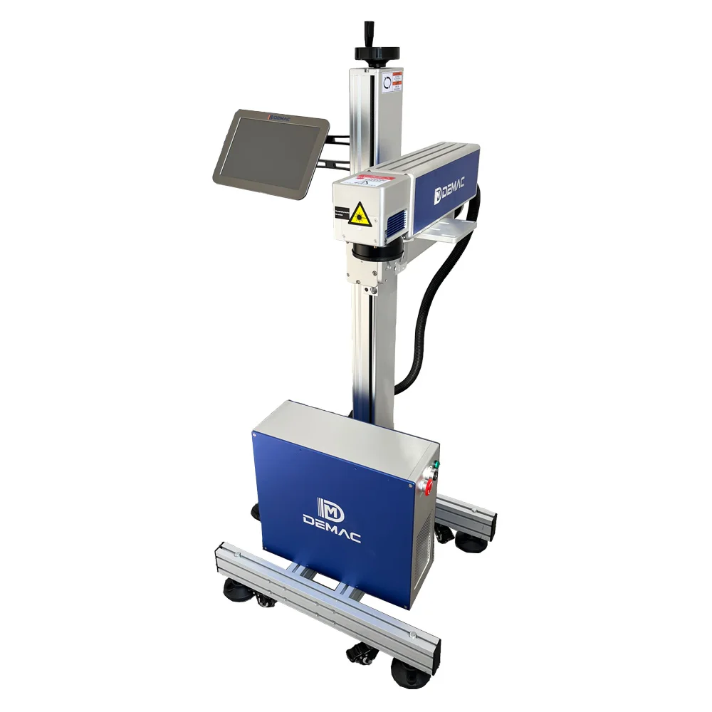 DEMAC Intelligent Flying Fiber Laser Marking Machine 20W-50W