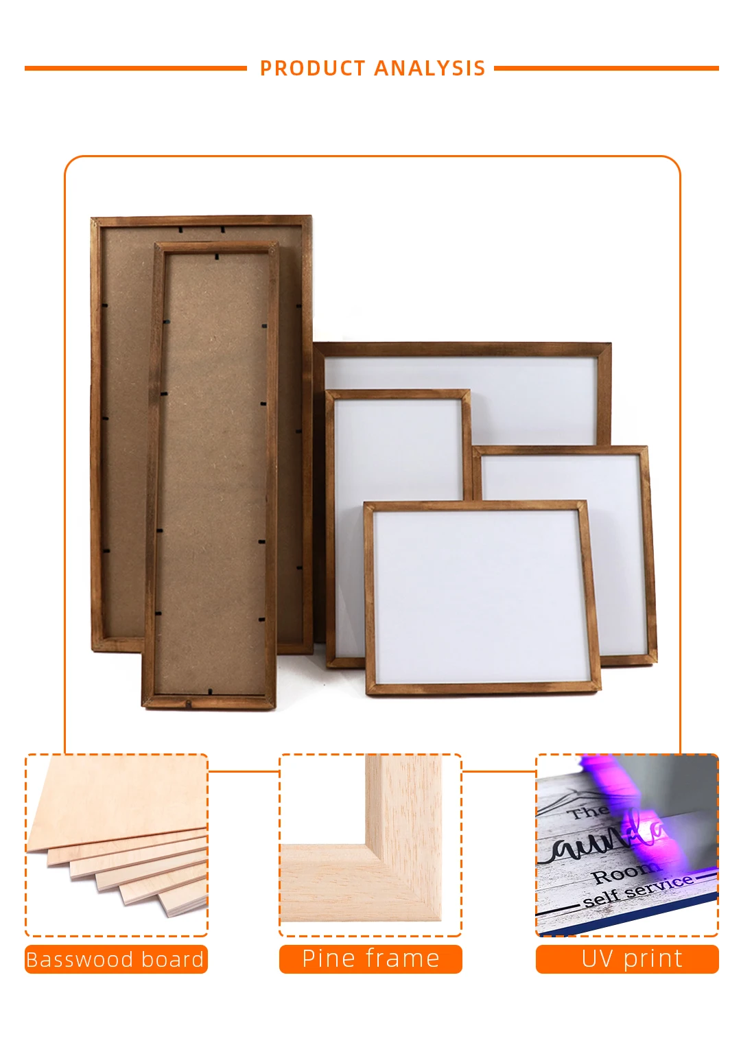 Sublimation Letter Wood Sign Plaques Porch Wooden Wood Crafts Blanks ...