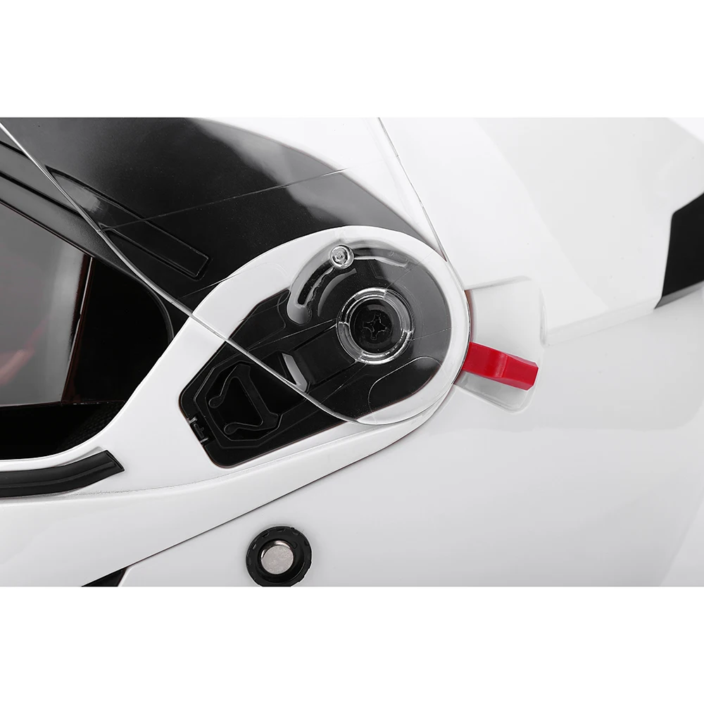 DOT FMVSS 218 Full Face Motorcycle Helmet - Double Visors, Anti-Scratch ...