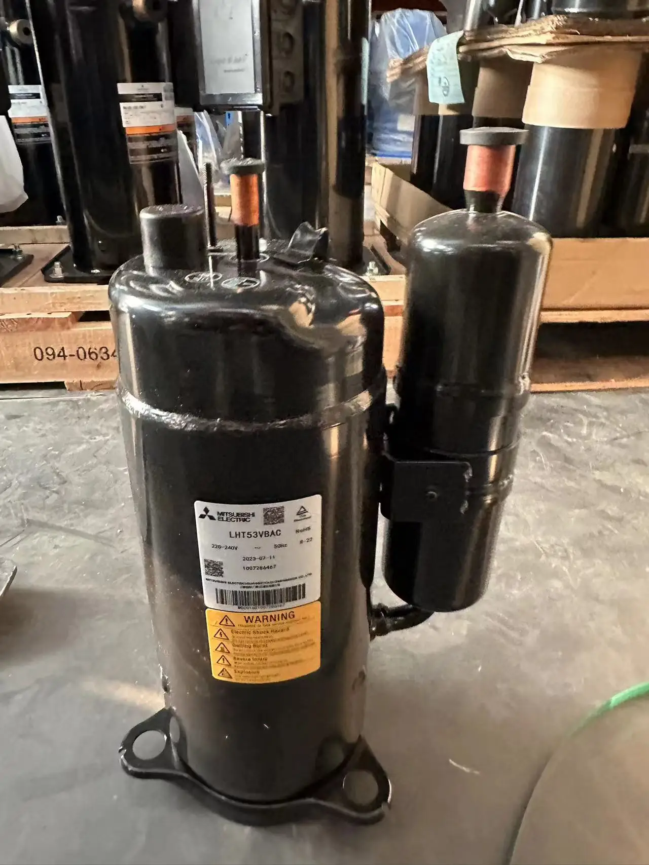 Mitsubishi LHT53VBAC 32000BTU Rotary Compressor for HVAC