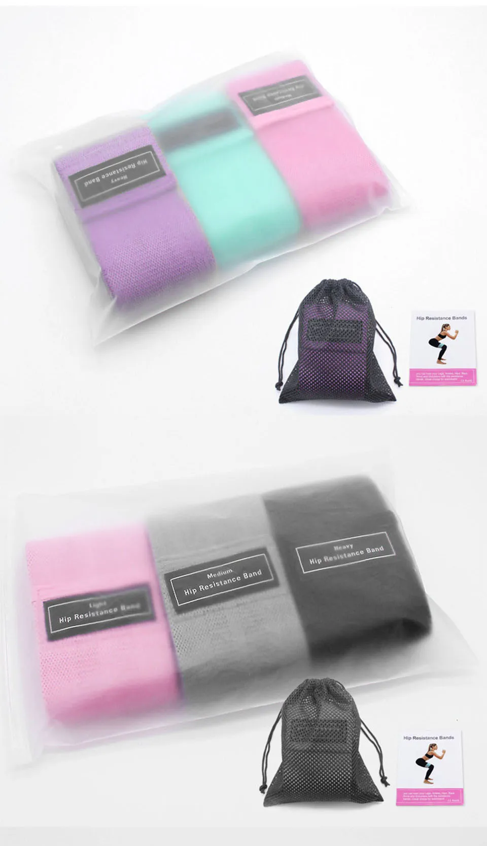 Yewayoga Fabric Cloth Fitness Loop Workout Fitness & Body Building ...
