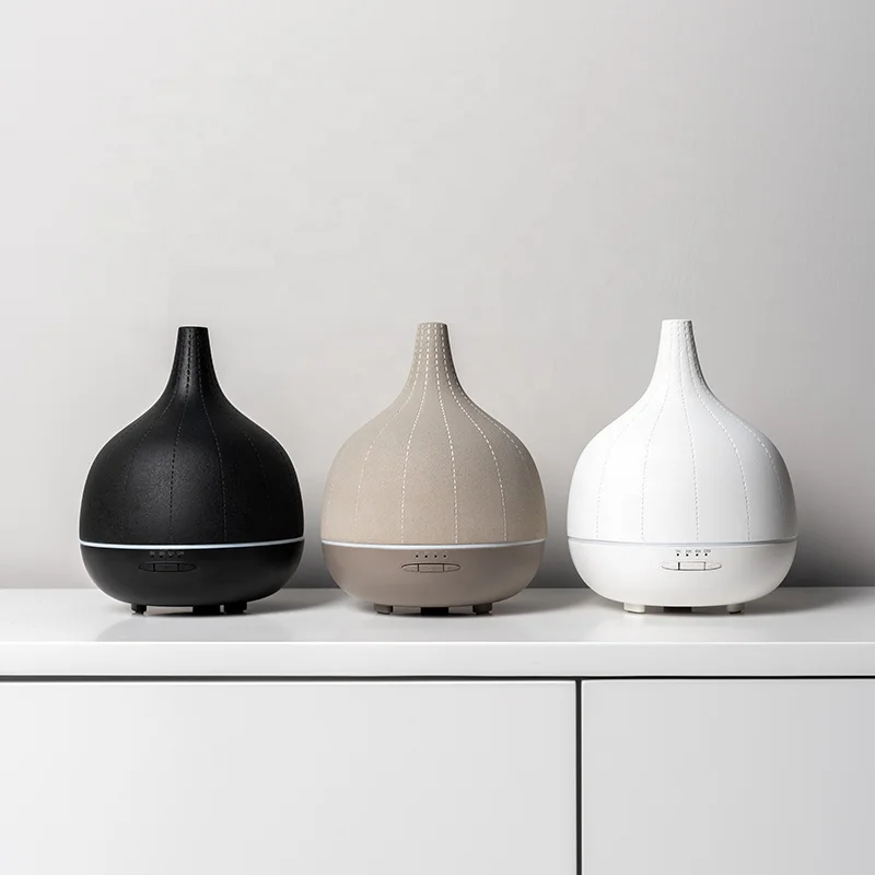 Ellestfun Cement Aroma Diffuser - Warm Light Timer Stone