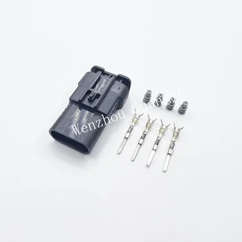 4 Pin Male Temperature Pressure Sensor Cable Plug Waterproof Terminal ...