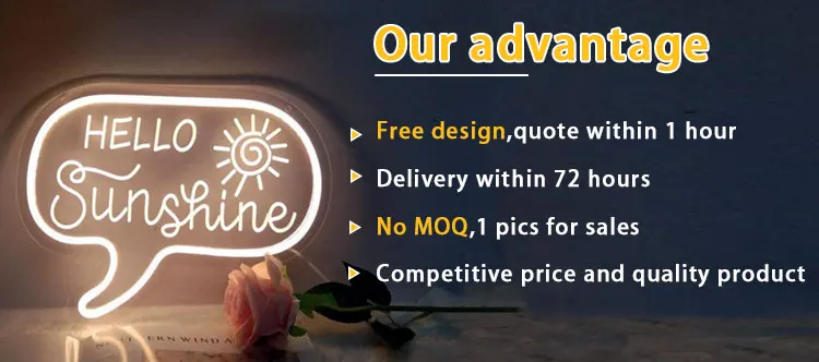 Custom Acrylic Neon Light Signs - Fast Delivery Dropshipping