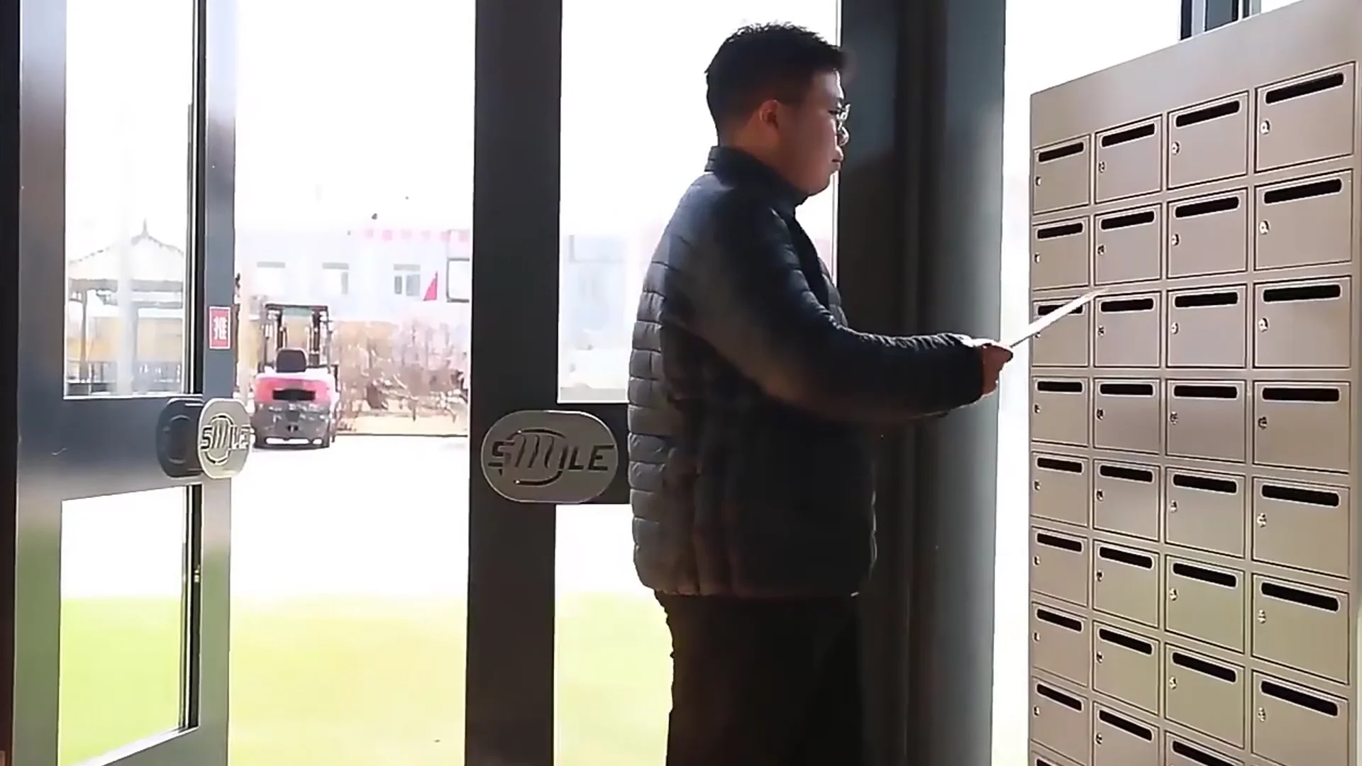 Smile Mailboxes Residential Modern American Mailbox Lock Custom Postbox ...