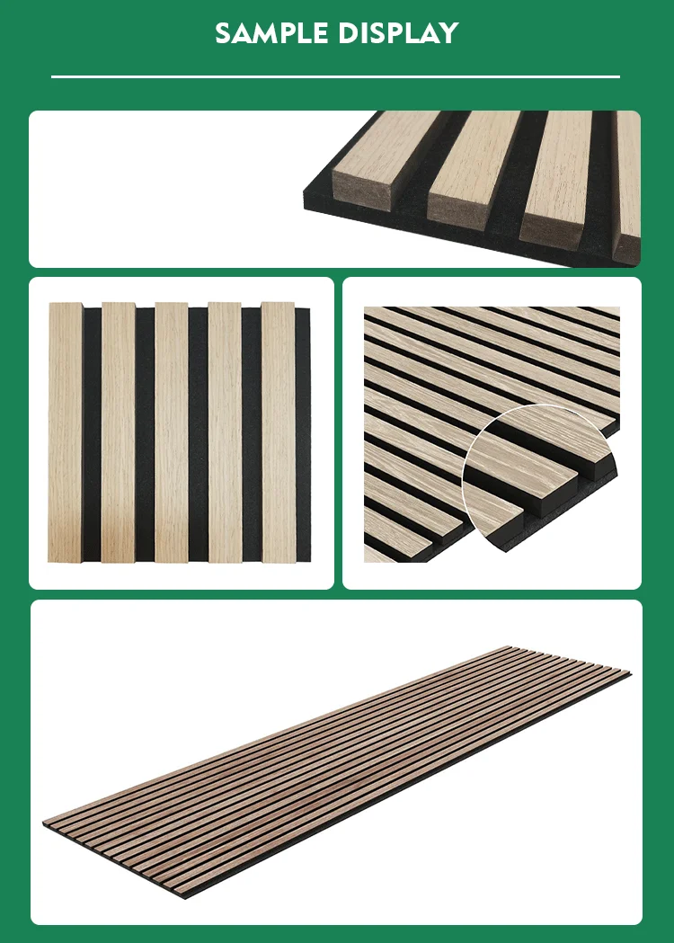 Wood Slat Acoustic Panels Acoustic Slat Wall Panel Sound Insulation ...