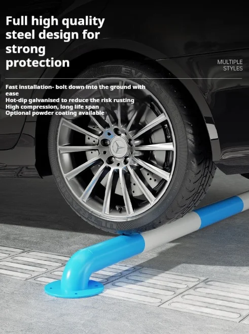 EV Charging Point Protection Guard Protective U- Bar Bollard Security ...