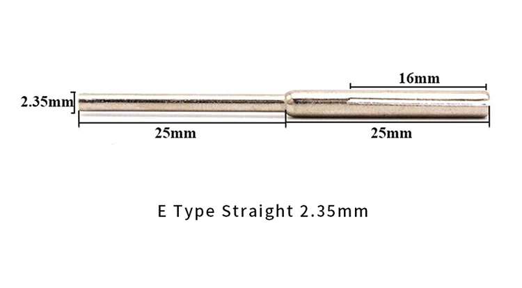 Wholesale Slotted Mandrel Rotary Tool Accessories 2.35mm 3mm Sandpaper ...