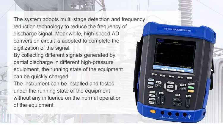Uhv-9003 Portable High Frequency Handheld Ct Partial Discharge Detector ...