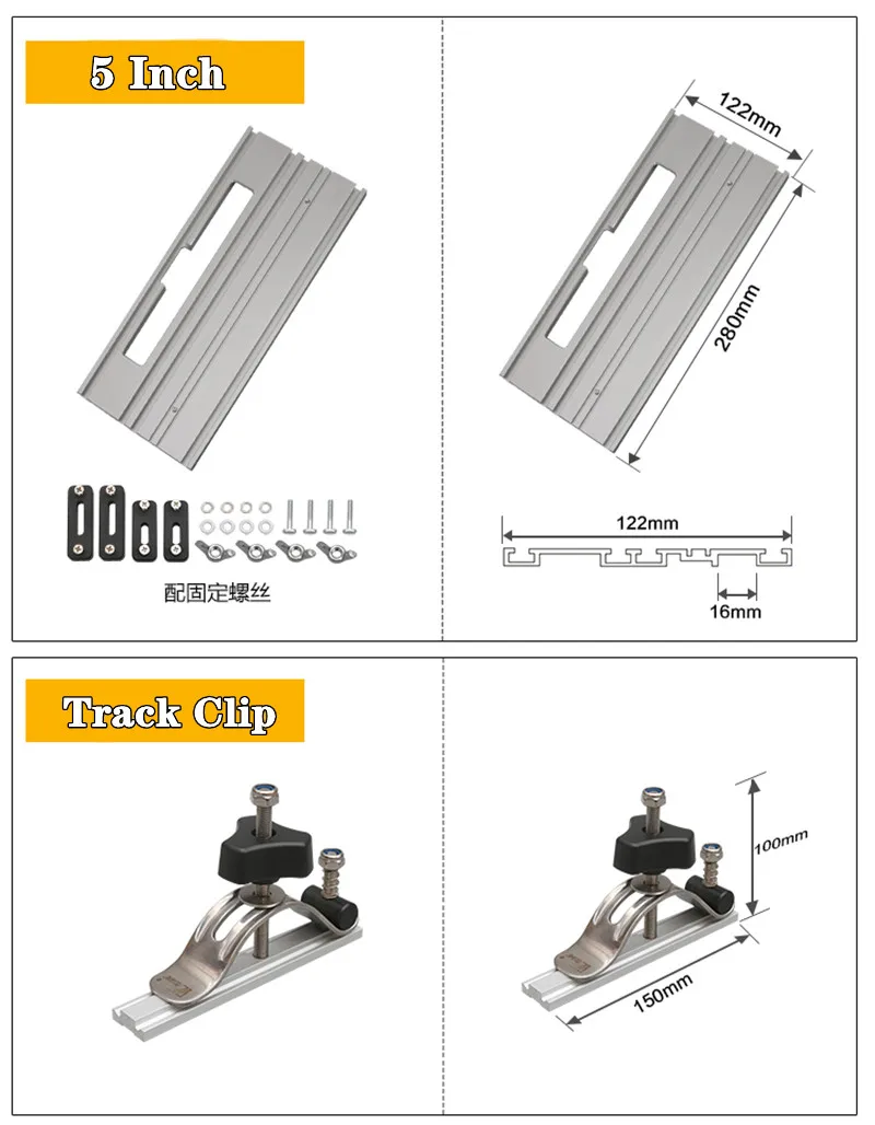 1.4m Accu-cut Guide Rail Joining Set Track Saws Aluminum Extruded ...