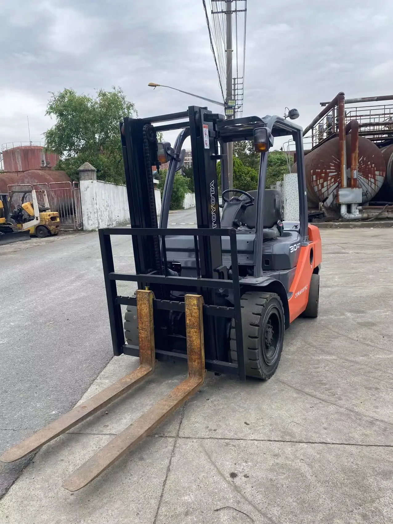 Used toyota Forklift 6F30 3 Tons Second Hand 3 Tons Forklift in Good Condition for Hot Sale ...