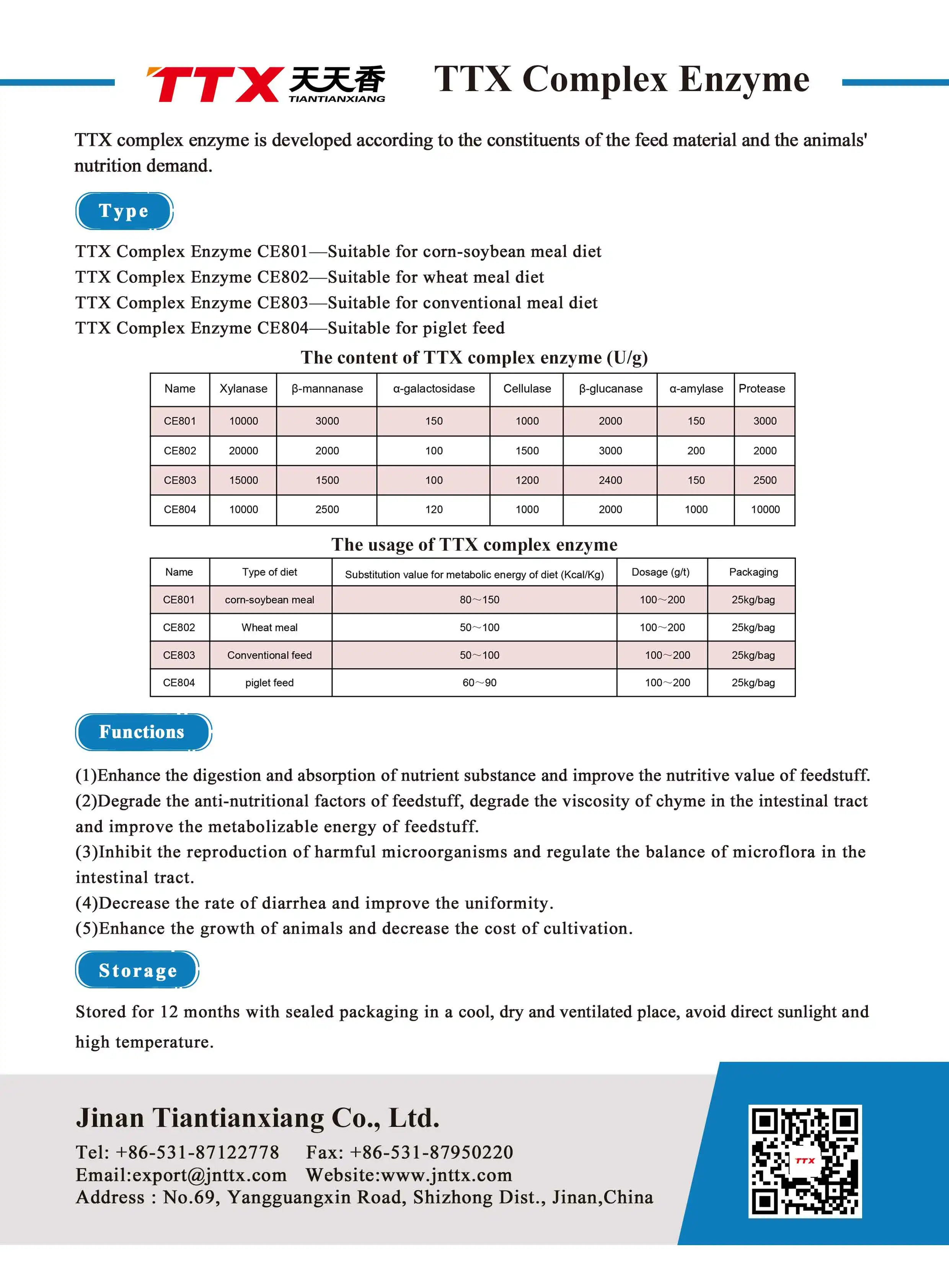 Animal Feed Complex Enzyme Cellulase And Xylanase Enzyme Enzyme For ...