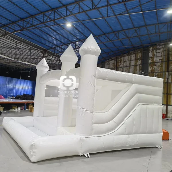 Rental Inflatable House Combo Slide Luxury Wedding Inflatable Castle ...