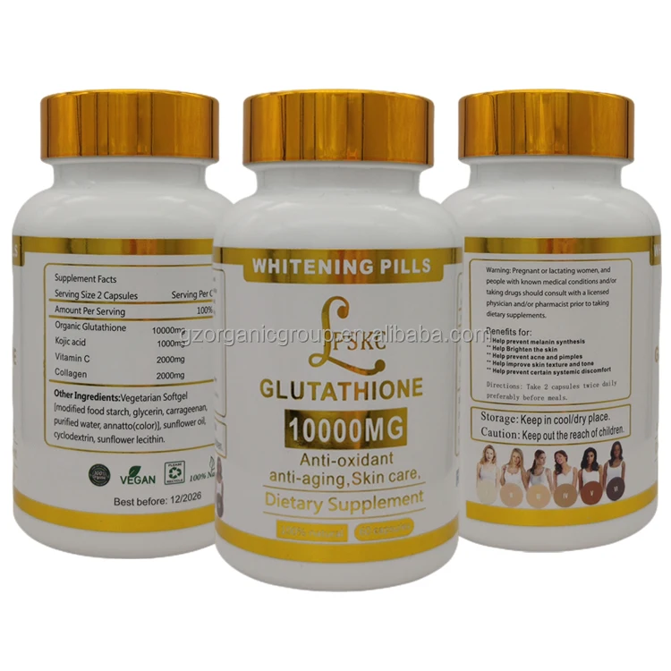 Oem Own Brand High-quality High-dose Glutathione Whitening Extra Strong ...