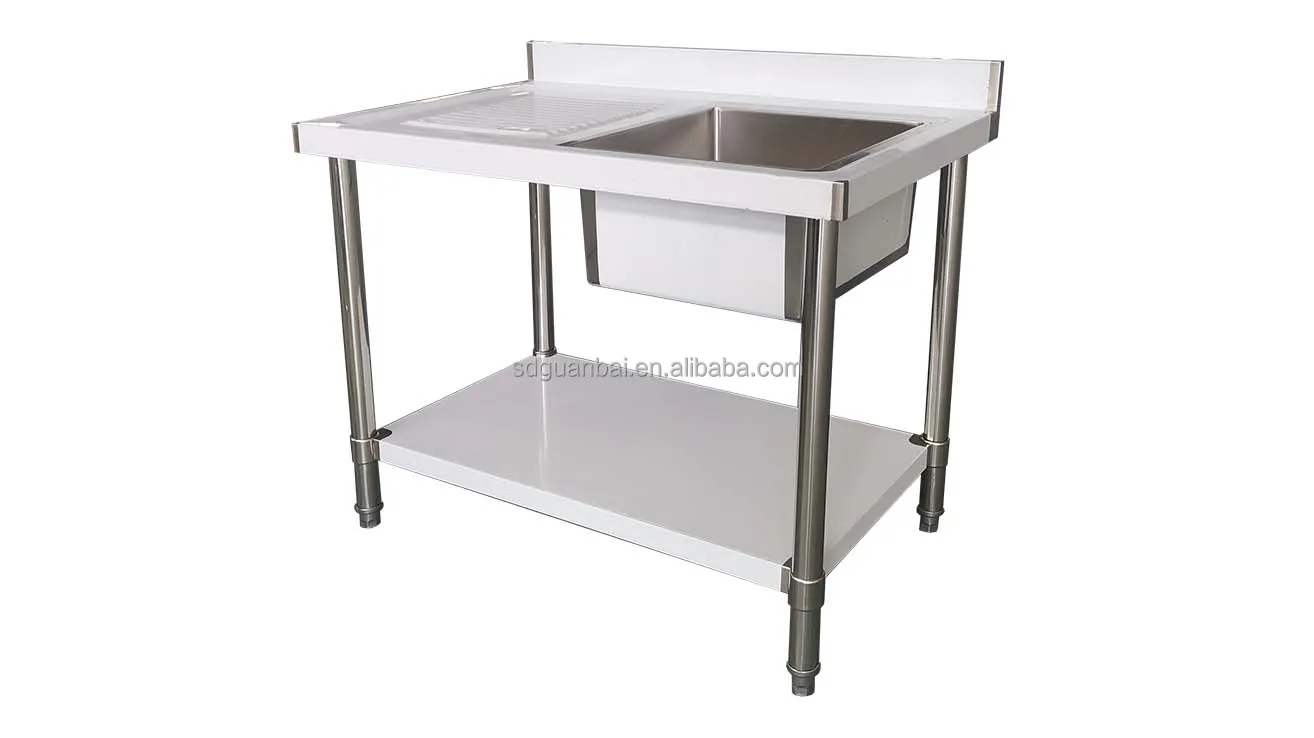 Restaurant Stainless Steel Sink Double Bowl Stainless Steel Washing ...