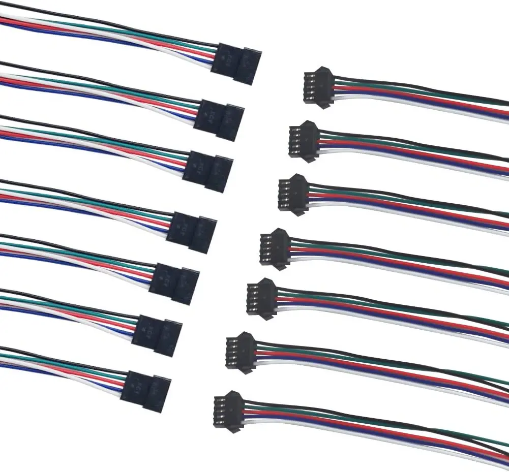 Male And Female Connector Adapter Jst Sm 5-pin 2.54mm Pitch Plug With ...